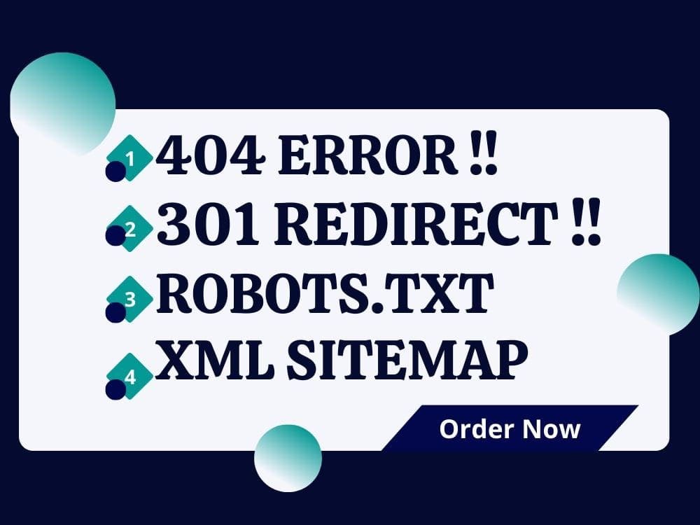 A proper solution for 404 Errors and Google Indexing | Upwork