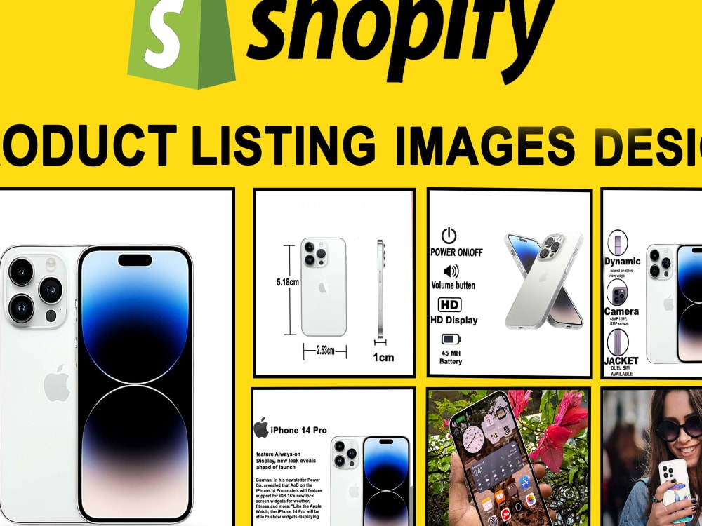 Shopify listing pictures, images and photo editing for your product ...
