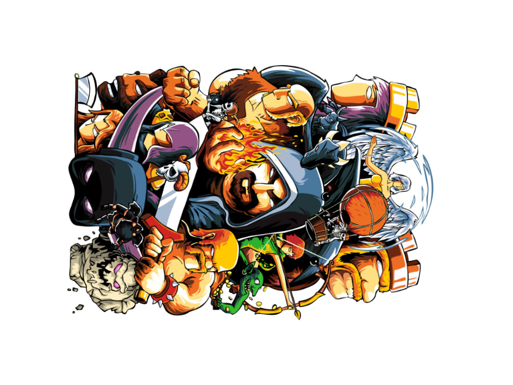 Fantastic set of artworks of various game characters. | Upwork