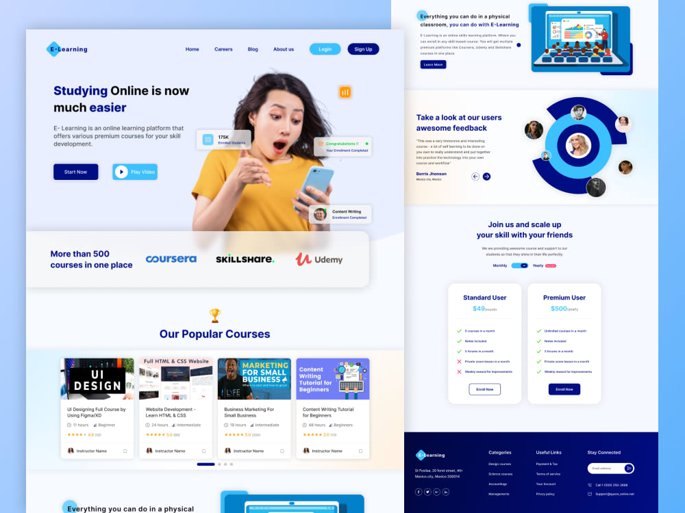 Website design, website UI Figma design, web UI UX | Upwork