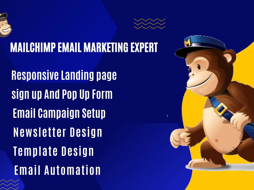 Responsive Mailchimp Landing Page, Email Automation , Email Template Design | Upwork