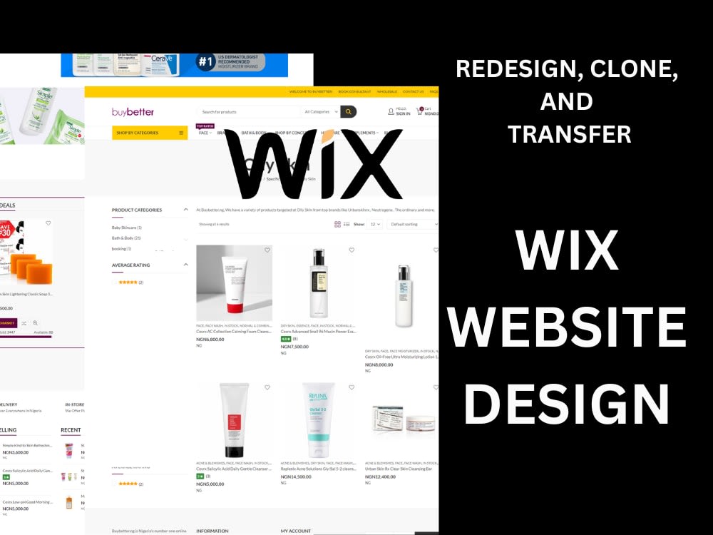 A design, redesign, clone, copy or duplicate website in Wix | Upwork