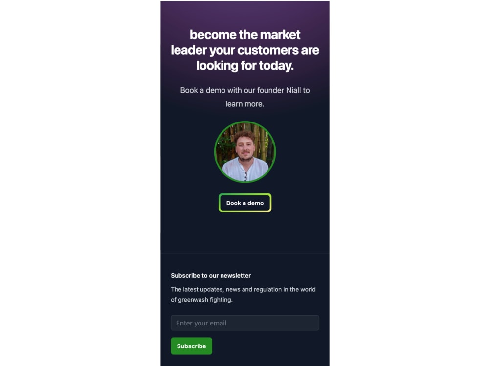 A Beautiful Landing Page Designed and Built with Vue, Nuxt and TailwindCSS | Upwork