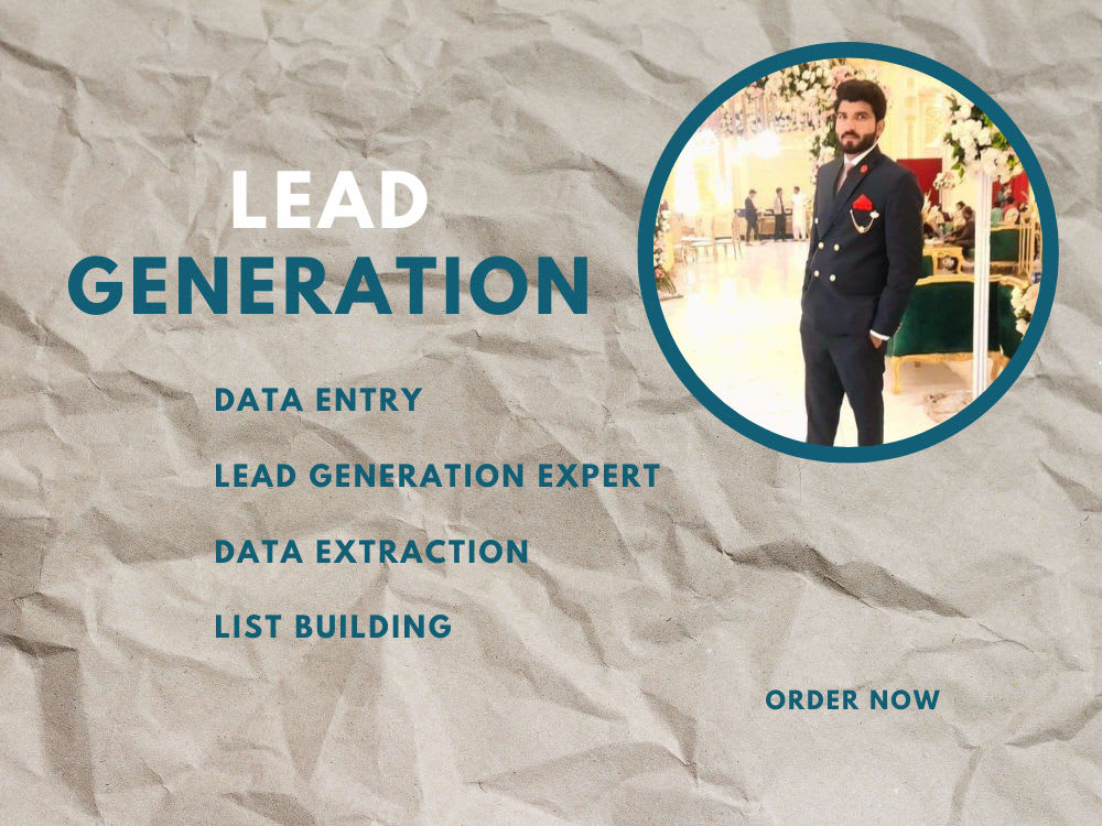 Lead Generation, Data Entry,LinkedIn, List Building, Prospect research. | Upwork