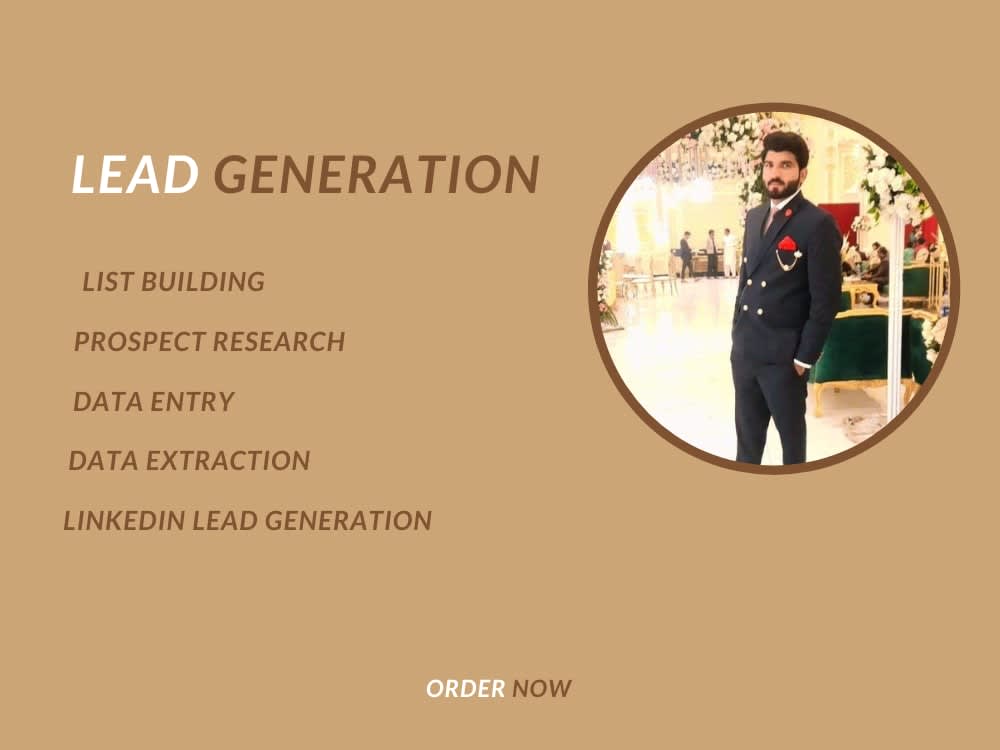 B2B Lead Generation,LinkedIn, Data Entry Prospect Research. | Upwork