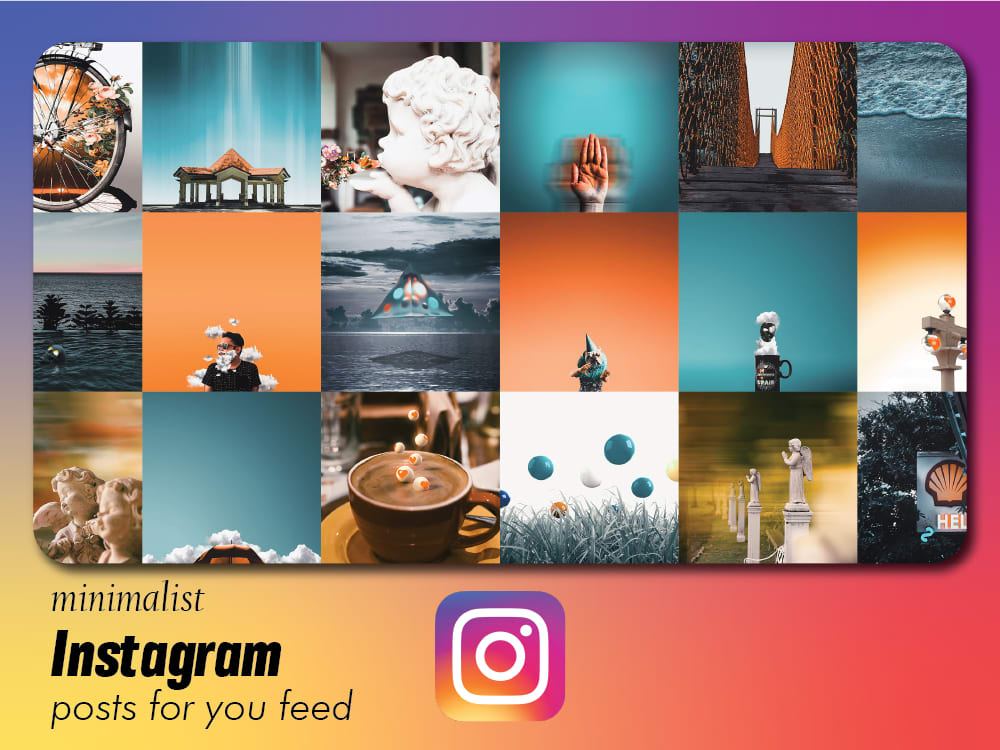 Consistent and Clean Minimalist Feed for your Instagram Page! | Upwork
