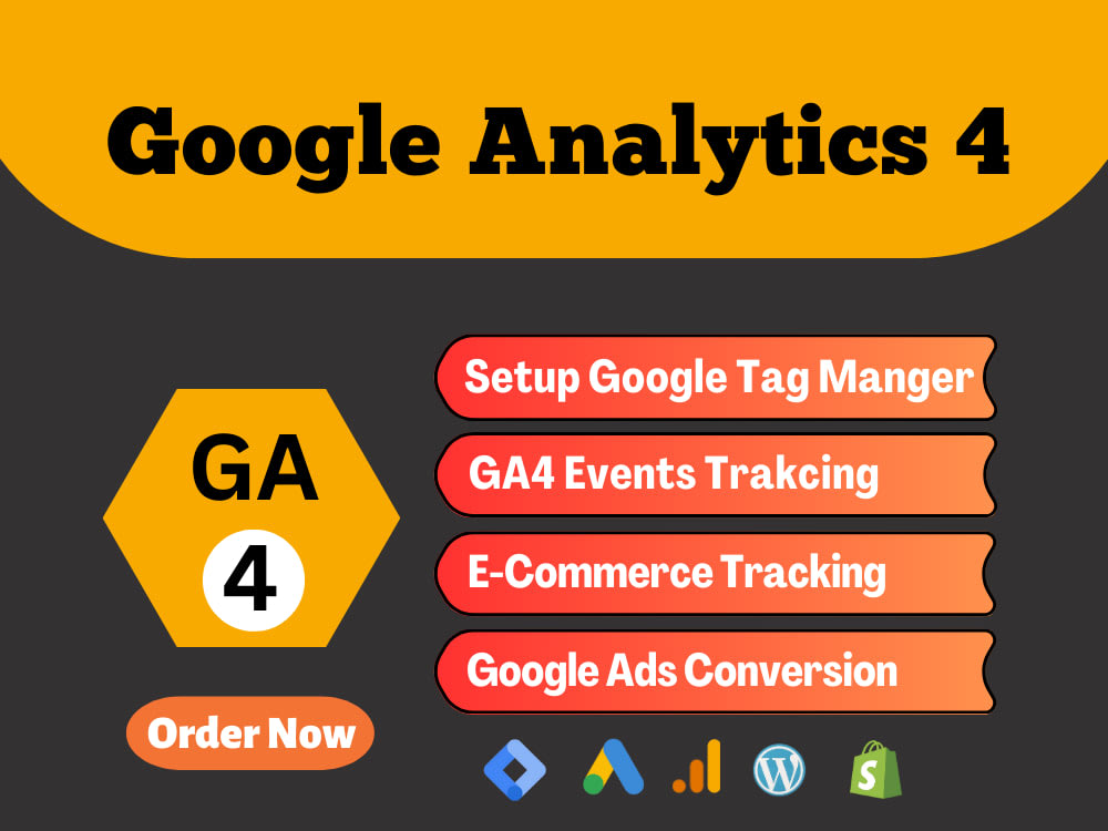 Google Analytics 4, GA4 E-commerce Tracking, Google Ads Conversion via GTM | Upwork