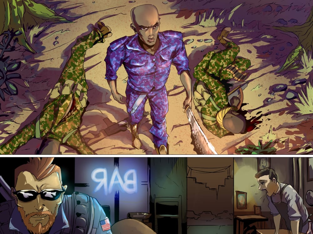 A professional comic book page | Upwork