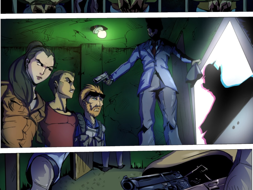 A professional comic book page | Upwork