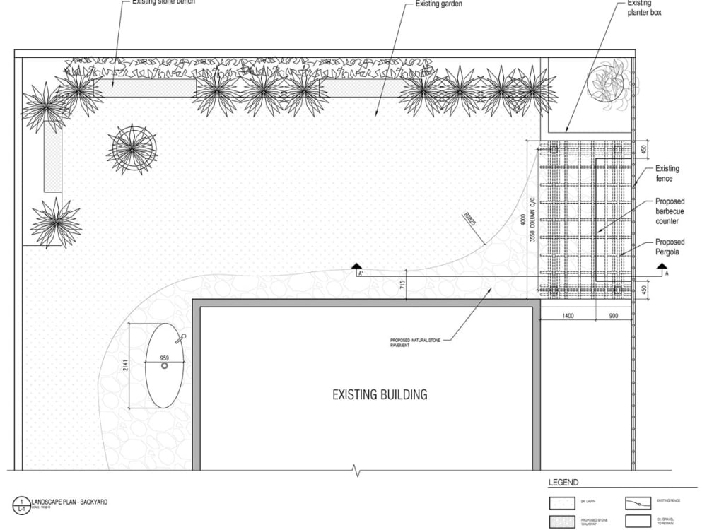 A complete set of Architectural drawings for your backyard patio | Upwork