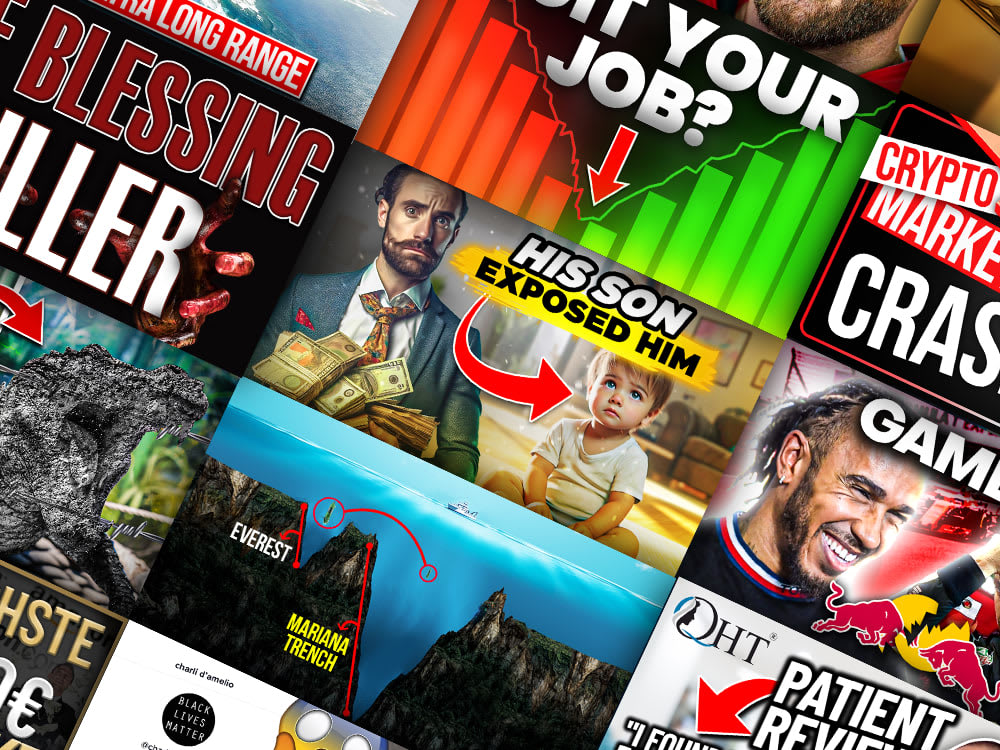 Eye-Catching & Professional YouTube thumbnails | Upwork