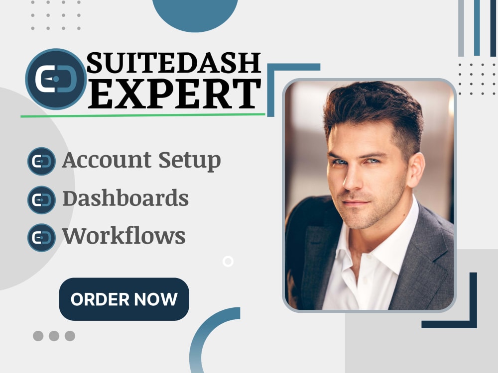 A suitedash client portal setup, dashboards, unboarding, workflows and CRM | Upwork