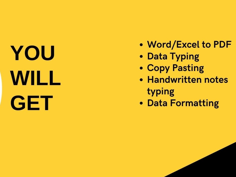 Expert input data in MS Word and MS Excel. | Upwork