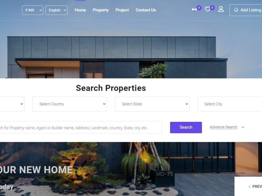 Feature Rich Real Estate Property Management Website with Admin Panel ...