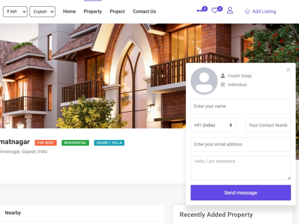 Feature Rich Real Estate Property Management Website with Admin Panel ...