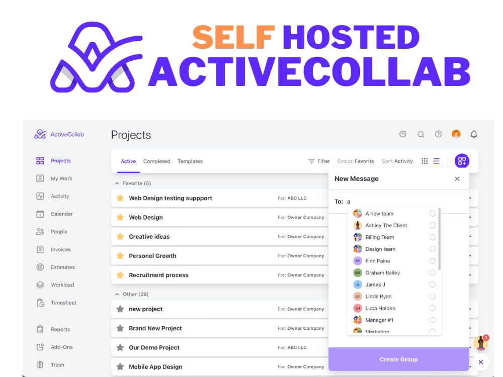 Activecollab Project Management Software installed on Cloud | Upwork
