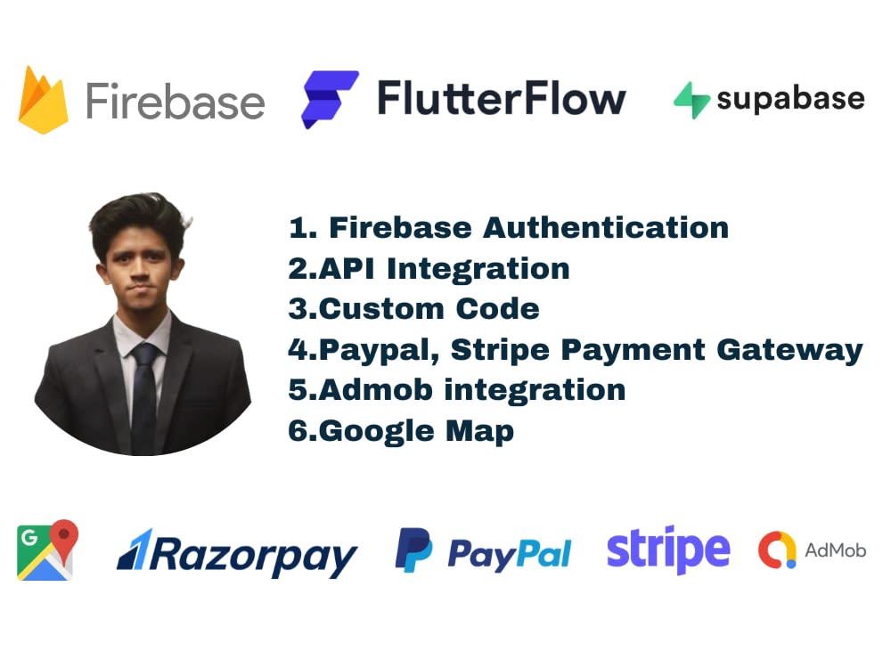 Android And Ios App Using Flutterflow With Firebase Supabase And Custom Api Upwork
