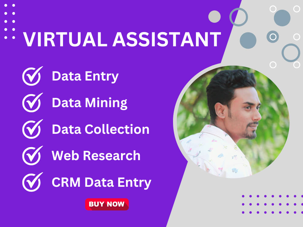 A perfect and professional virtual assistant for data entry services ...