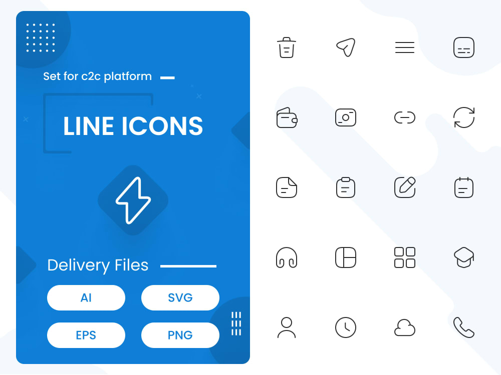 Set of icons, badges, stickers in several design styles. | Upwork