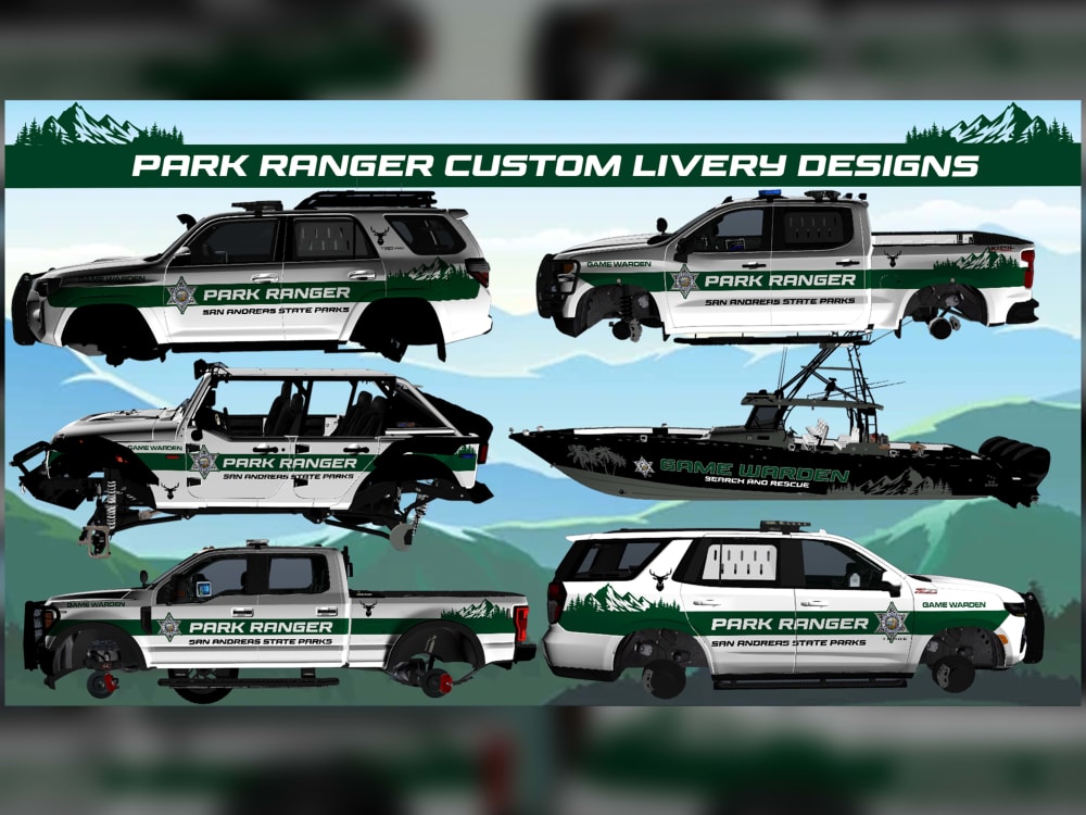4k livery design for fivem server vehicles. | Upwork