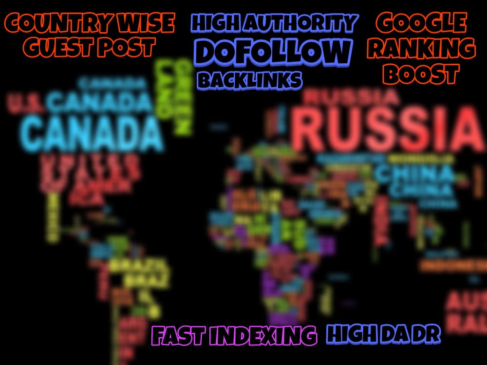 A countrywise guest post on high authority countrywise blogs | Upwork