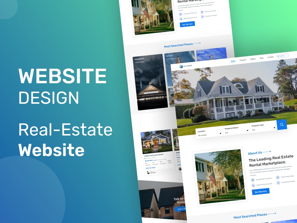 A simple and creative website design in figma | Upwork