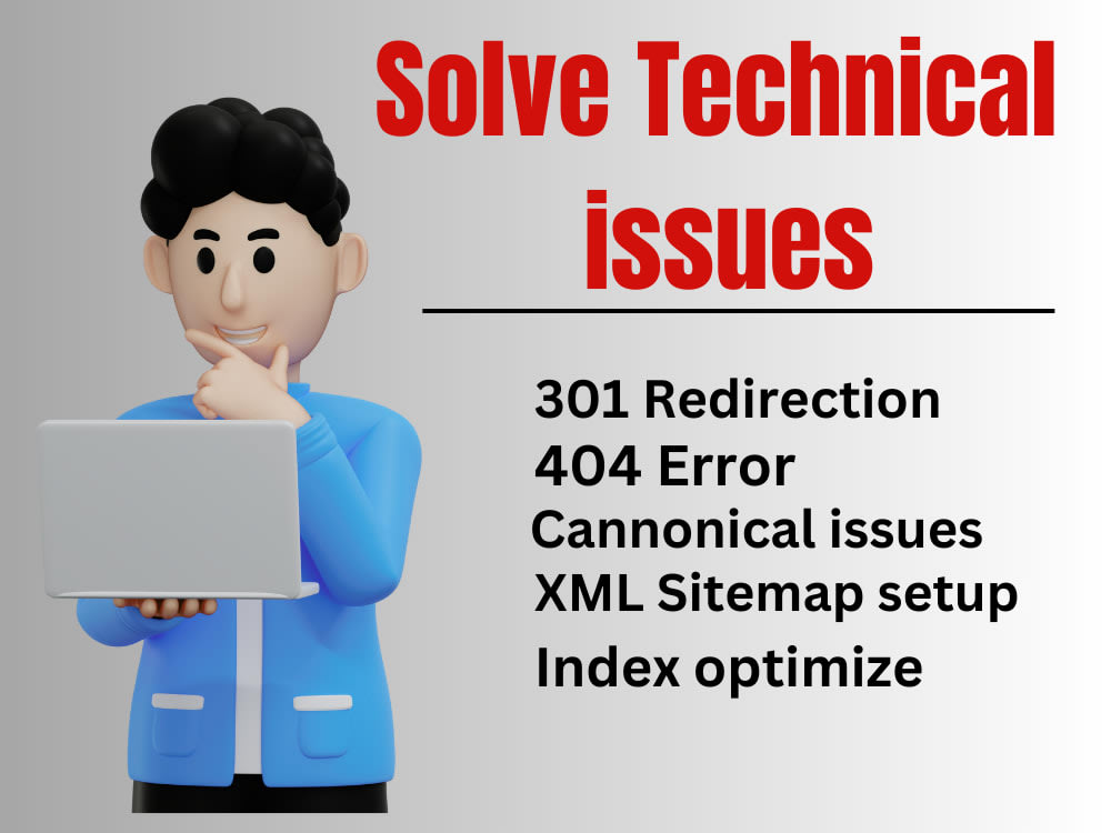 301 redirect, 404 error, broken links and canonical issue solve | Upwork 301 redirect, 404 error, broken links and canonical issue solve | Upwork