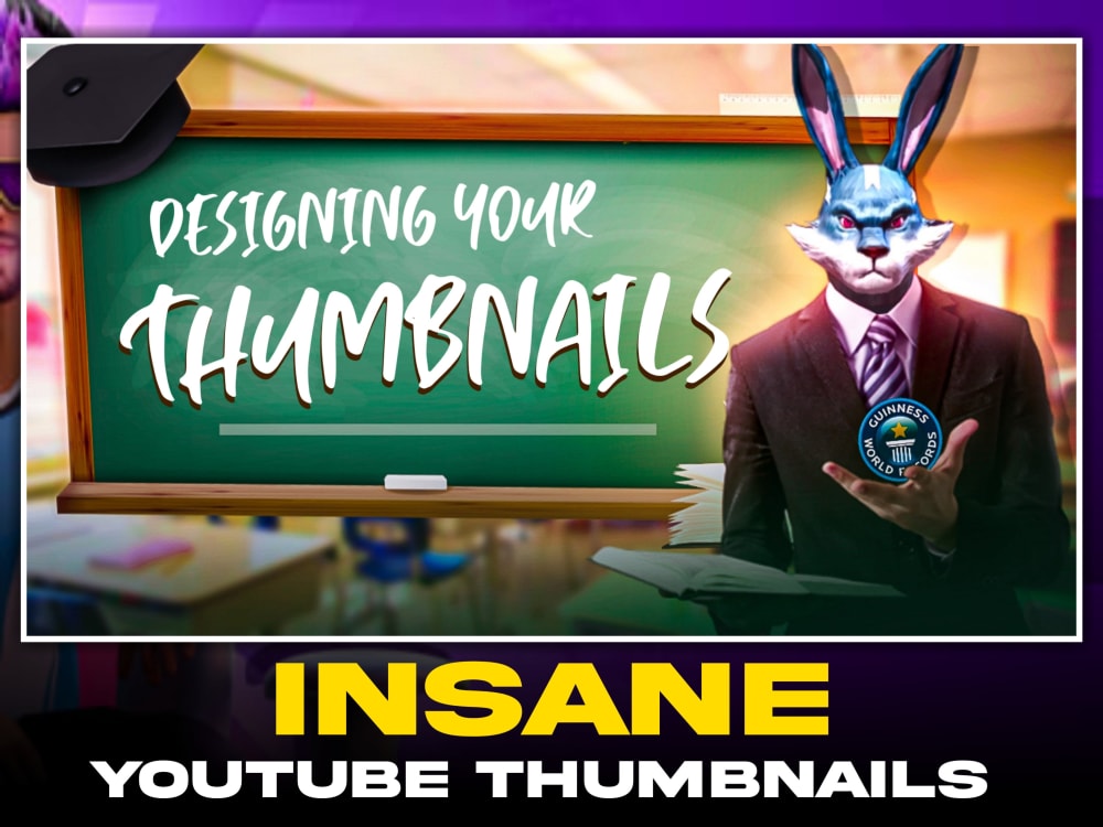 Eye-catching thumbnails for your youtube videos. | Upwork