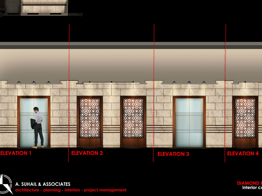 Rendered Wall Elevations in Photoshop. | Upwork