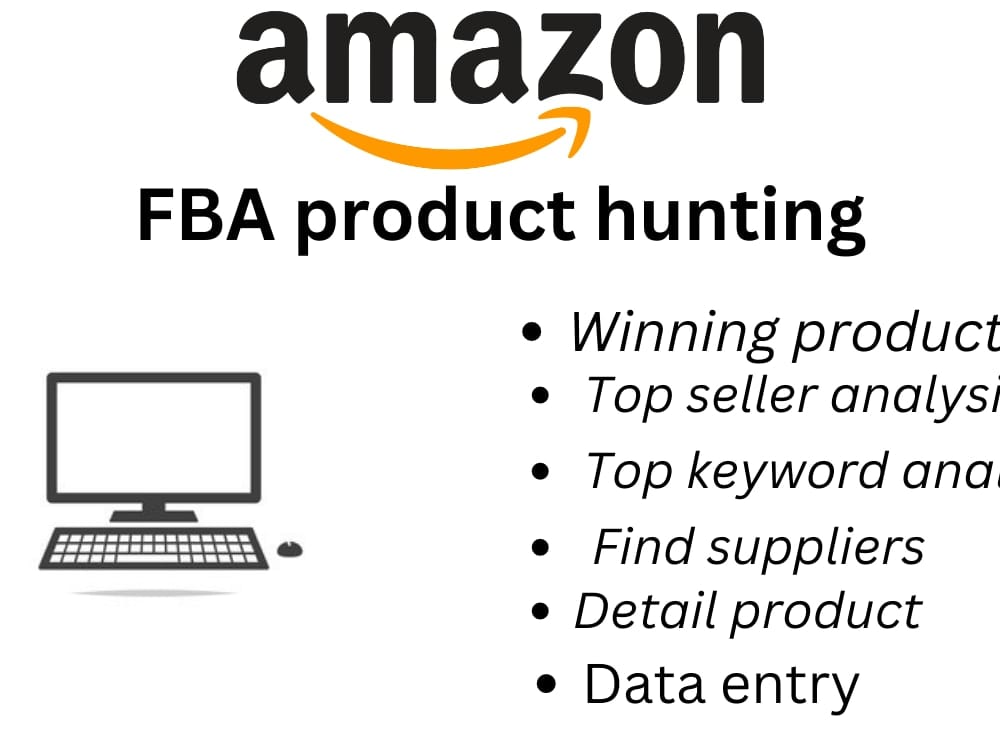 Do amazon fba wholesale product hunting with brand approval | Upwork