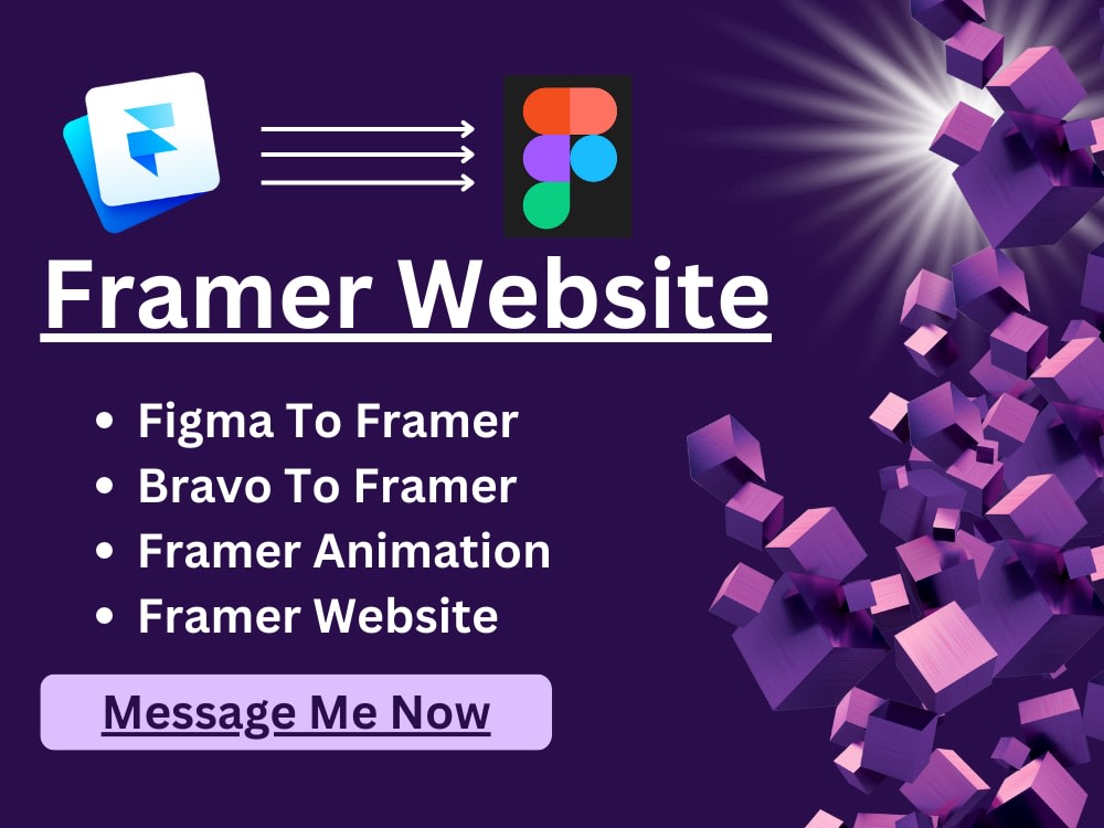 Framer to Figma framer website, framer animation, framer design | Upwork