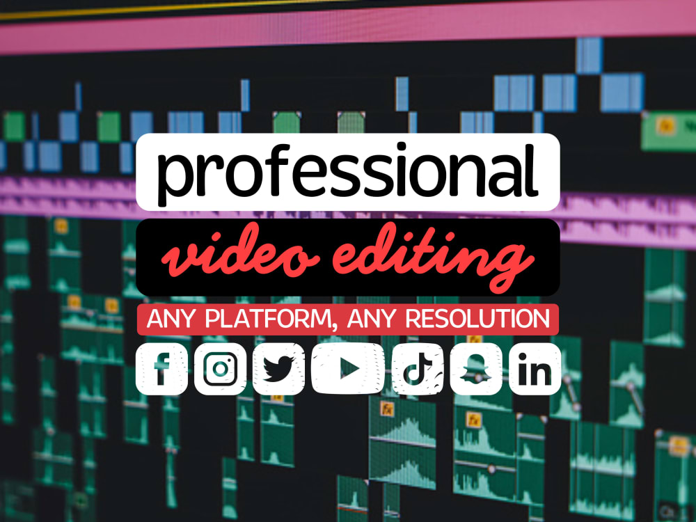 A professional video editing service | Upwork
