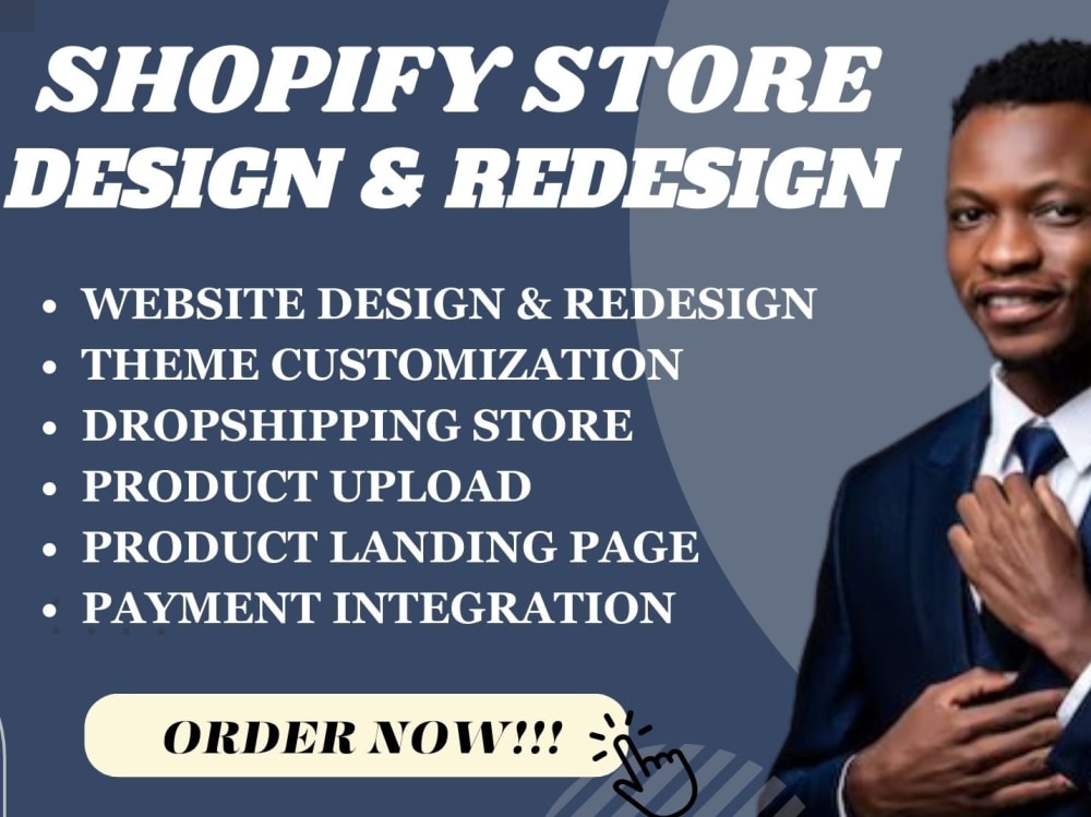 A well designed Shopify store, dropshipping store, theme and others | Upwork