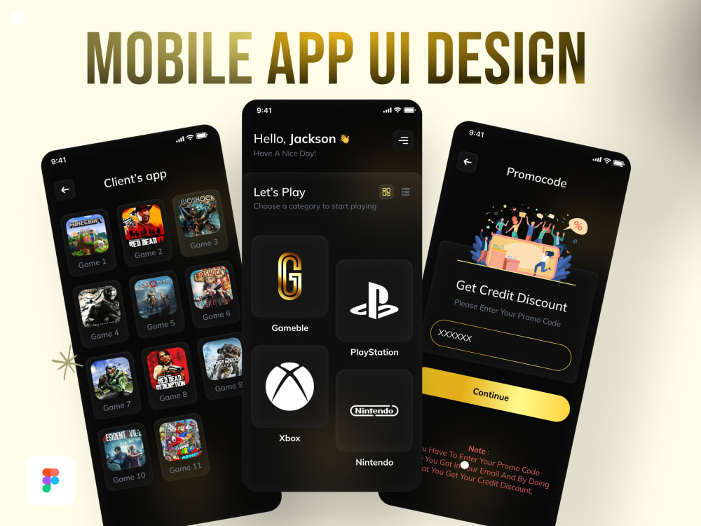 A responsive UI Design for Mobile Application / Website | Upwork