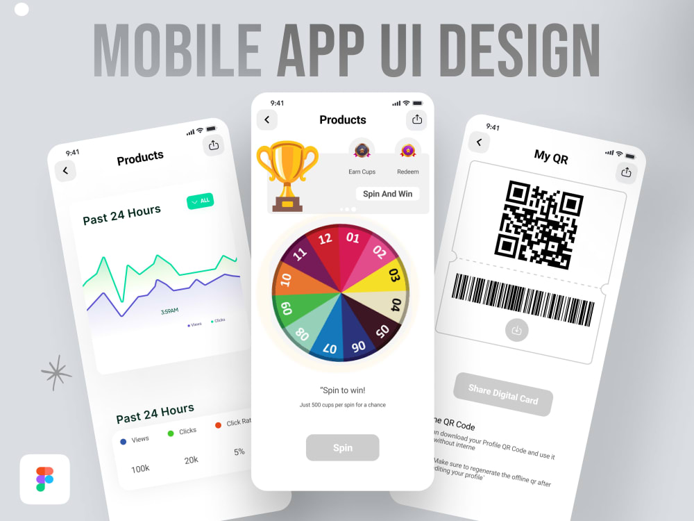 A responsive UI Design for Mobile Application / Website | Upwork