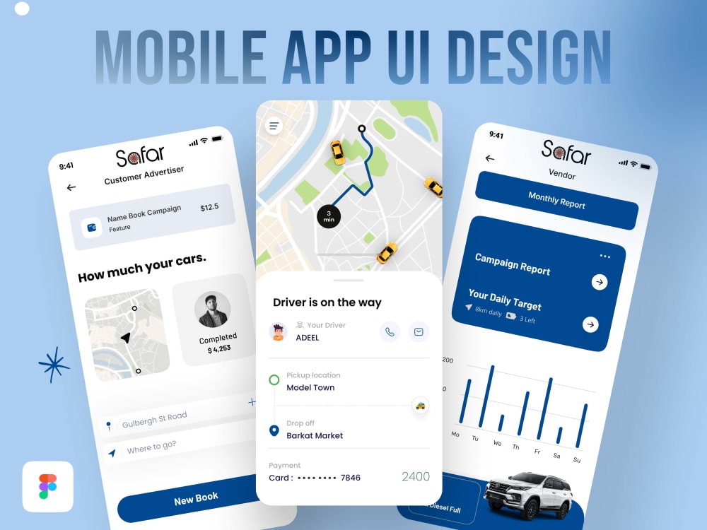 A responsive UI Design for Mobile Application / Website | Upwork