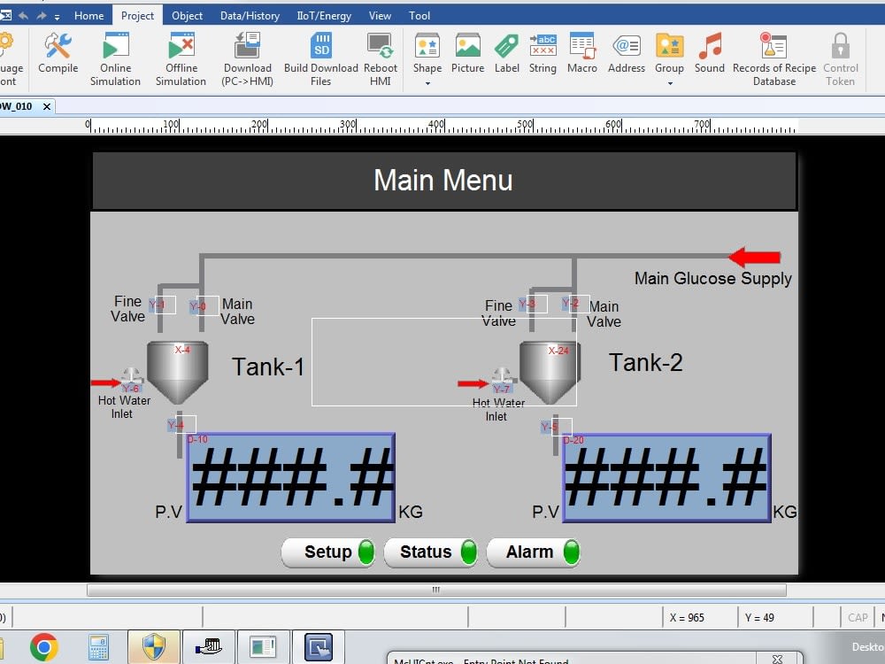 Weintek hmi program in easybuilder pro | Upwork