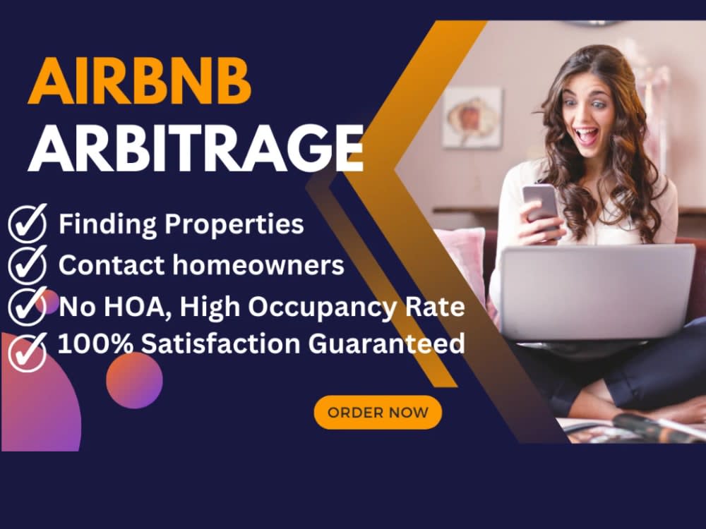 Str approved properties for airbnb arbitrage in the US and UK Canada | Upwork