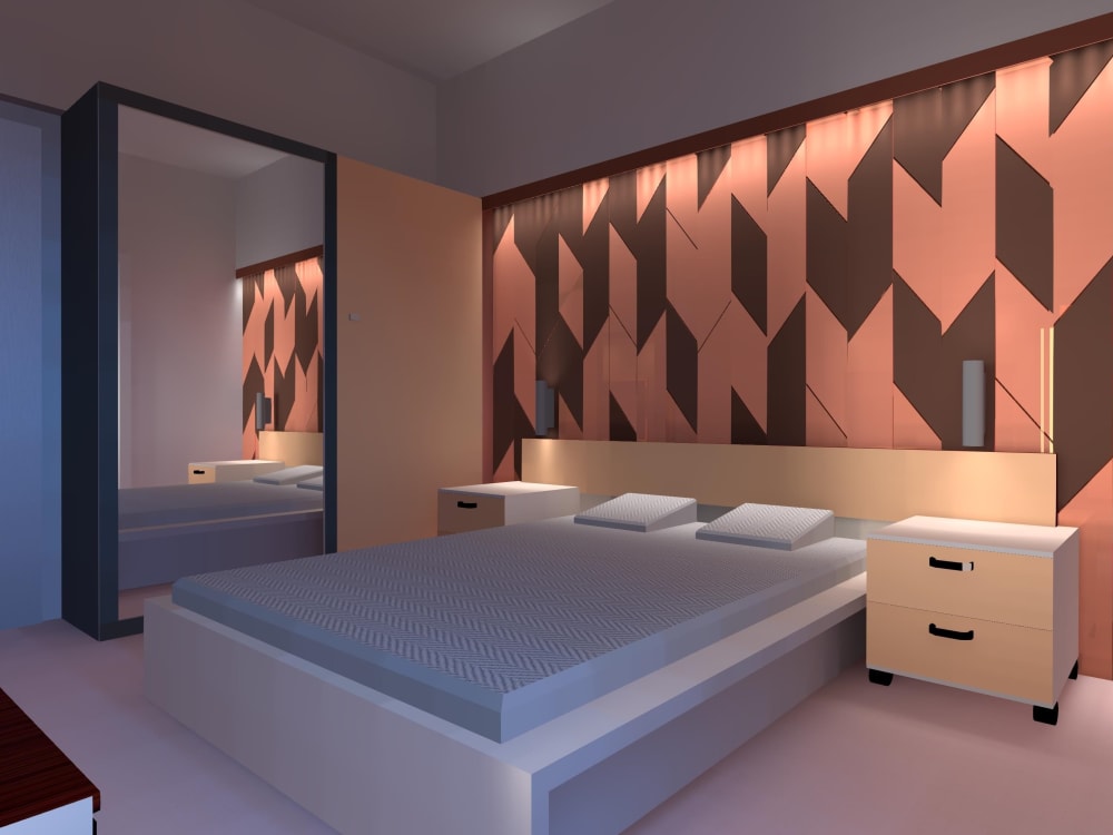 A realistic model of lighting design of your project. | Upwork