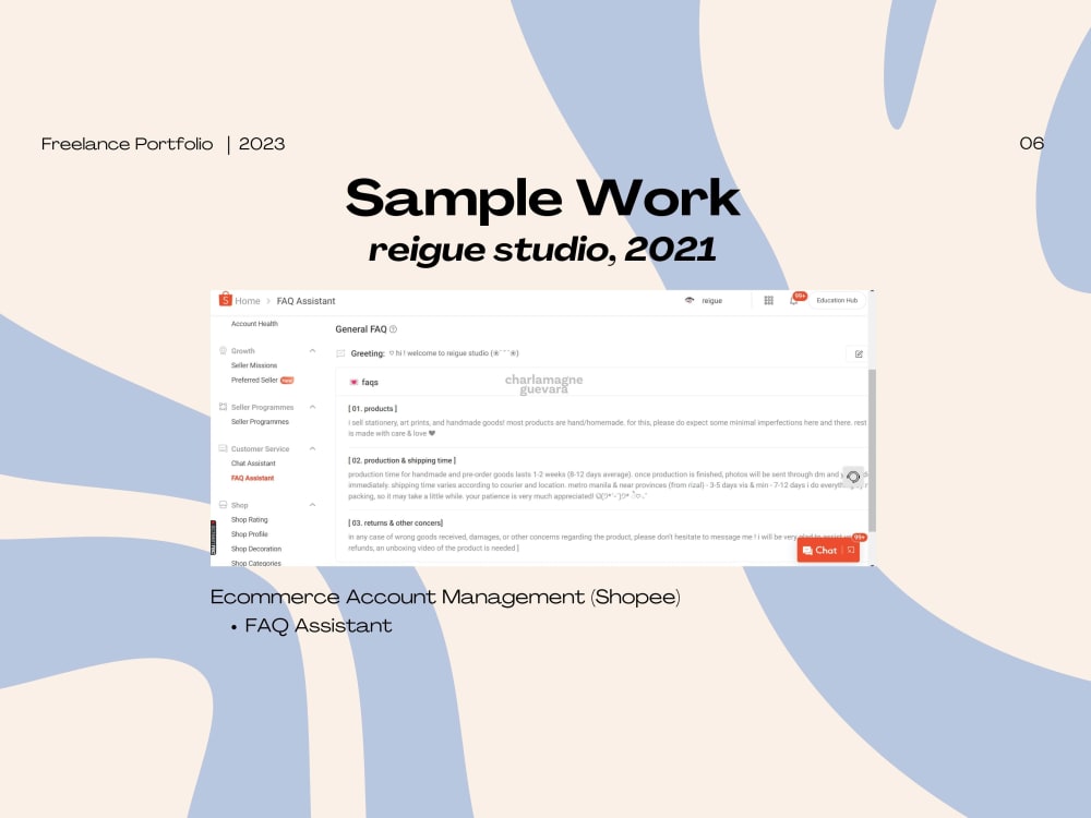 An Ecommerce Account Virtual Assistant (Shopee) | Upwork An Ecommerce Account Virtual Assistant (Shopee) | Upwork