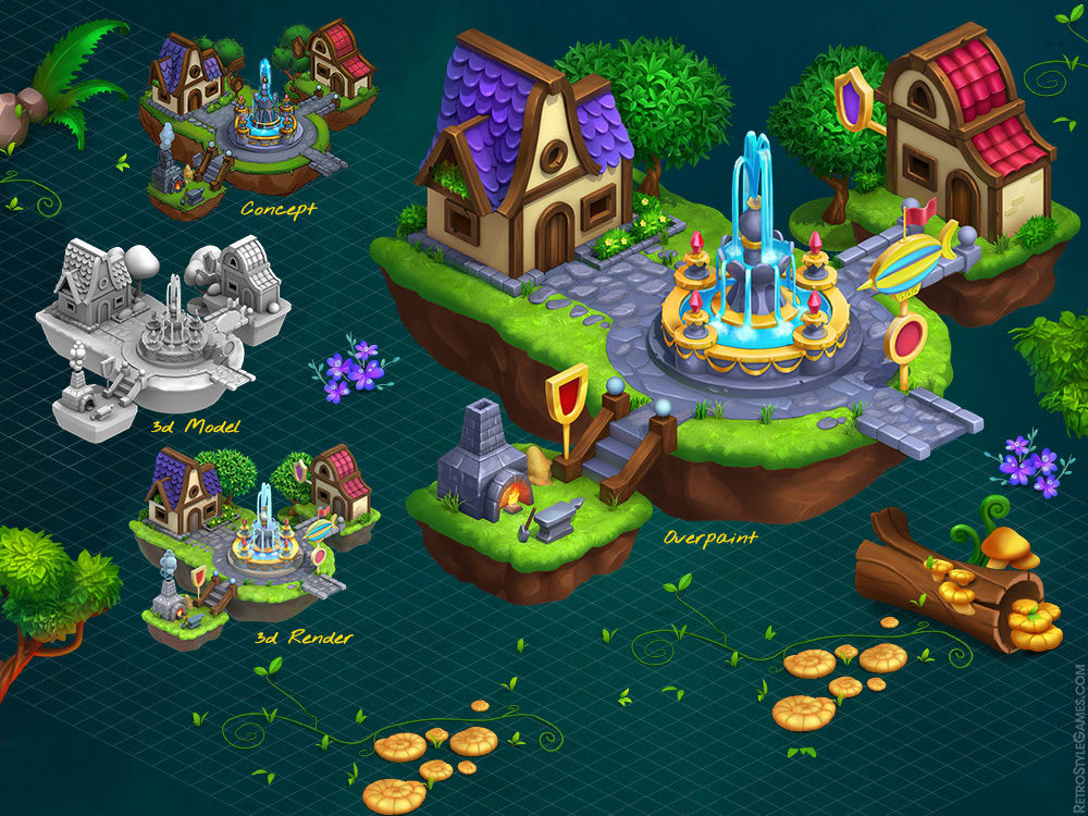 Majestic Areas - 3D Game Locations Modeling | Upwork