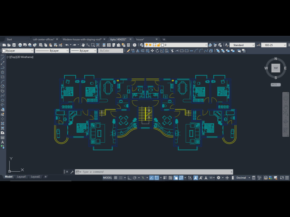 Hand sketch, pdf file to AutoCAD | 2D Floor Plan Design | Upwork