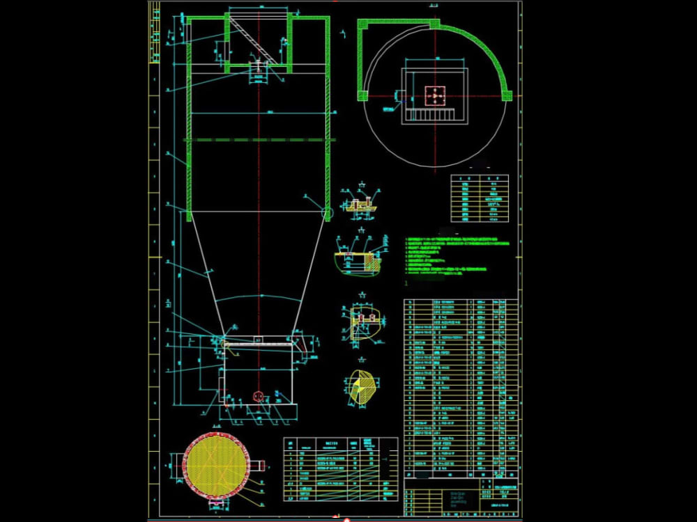 Spray drying tower design CAD | Upwork