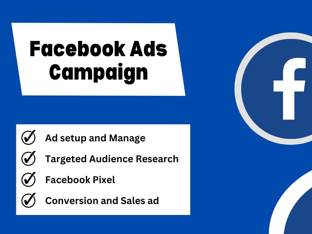Your facebook ads campaign managed for your business | Upwork