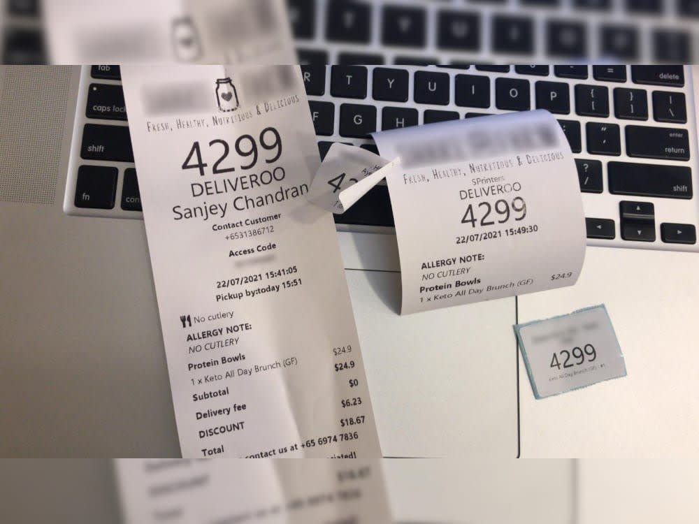 Customize thermal receipts print | Upwork