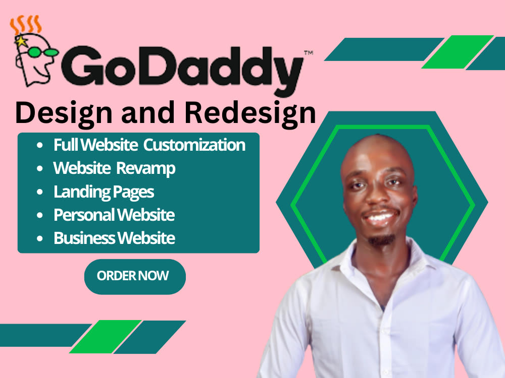 GoDaddy website redesign,Godaddy Website Design, GoDaddy Landing Page ...