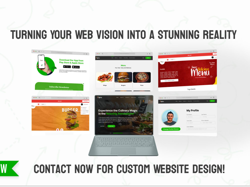 UI design of online ordering system for food and restaurant businesses ...