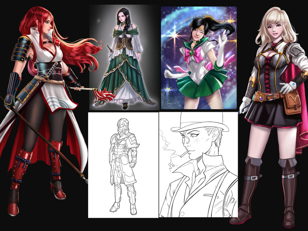 Anime and game art | Upwork