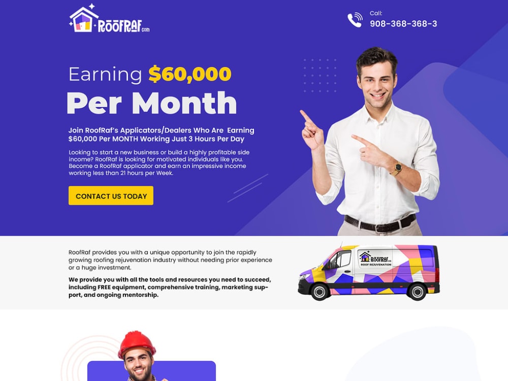Responsive landing page with GoHighLevel, GHL Automation and Account ...