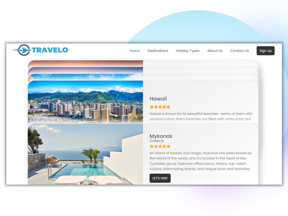 An amazing Travel Agency Website | Upwork
